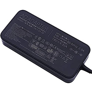 120W AC Adapter for Asus Laptop Charger: A15-120P1A PA-1121-28 ROG GL551J GL552VW GL553V GL752VW GL753VE N550JK N550JX ZX53VW FX53VD G56JK N56JR N56JN VivoBook Q550 X550 X750J Laptop ac Adapter