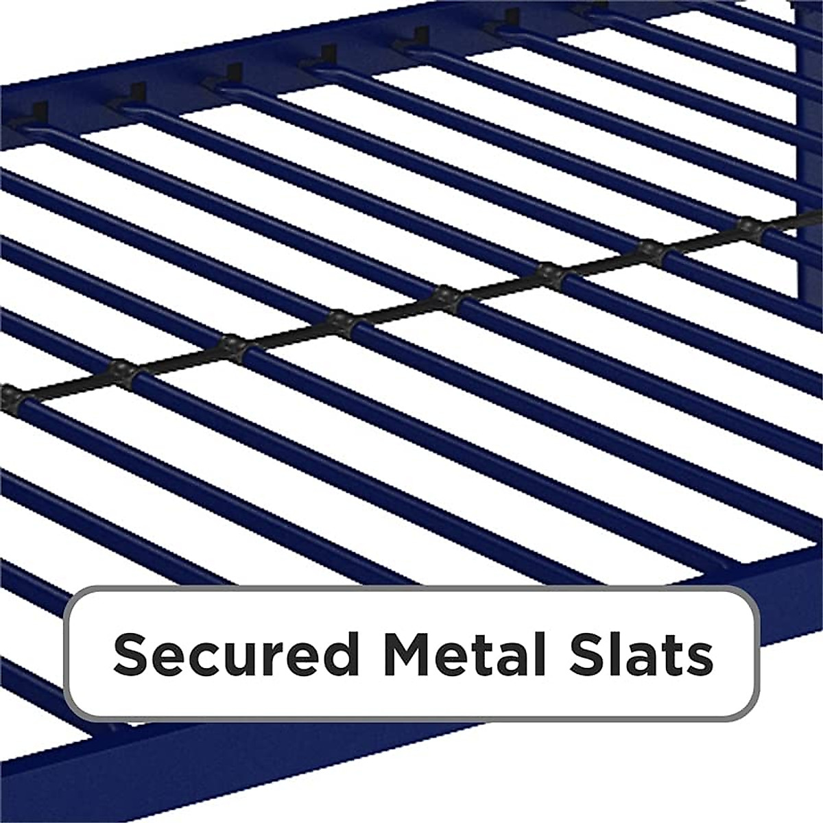 DHP Mainstays Premium Twin Over Full Metal Bunk Bed in Blue