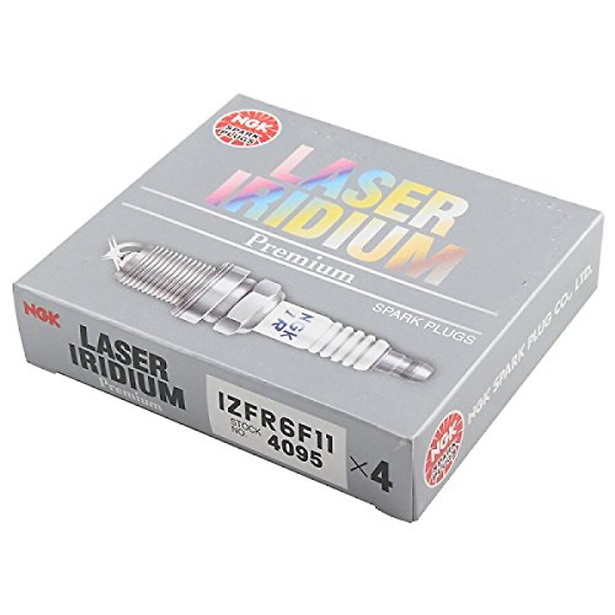 NGK Spark Plug 4095 IZFR6F11 Pack of 6