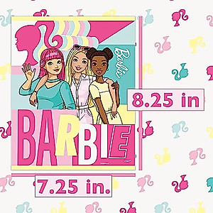 Unique Barbie Barbie Party Favors Bags | 16 Pack | Barbie Goodie Bags for Birthday Party | Sticker
