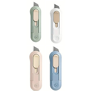Generic 4 peice Box cutter, retractable box cutter. Arts and crafts cutter, precision cutter, Pocket cutter, razor blade retractable