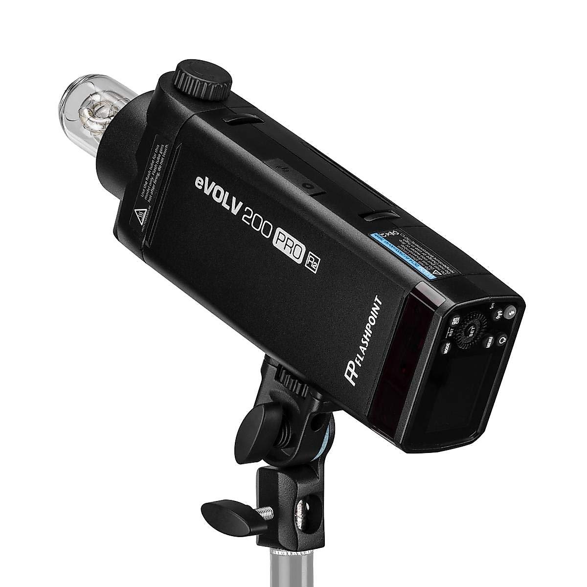 Flashpoint eVOLV 200 Pro TTL Pocket Flash Kit - AD200 Pro, Glow EZ Lock Quick Octa Large Softbox with Bowens Mount (36in), Handheld Grip S-Type Bracket Bowens Mount Holder for Speedlite Flash Softbox