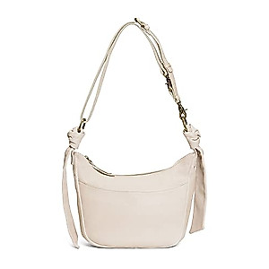 Frye Womens Nora Knotted Crossbody Bag, Cream, One Size US