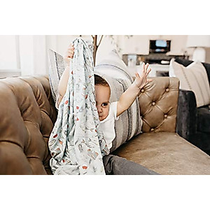 Copper Pearl Large Premium Knit Baby Swaddle Receiving Blanket Trout