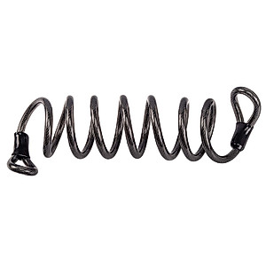 BIGLUFU Bike Security Steel Cable, 7ft/210cm Long Braided Steel Lock Cables, 12mm Flexible Steel Cable with Loop End