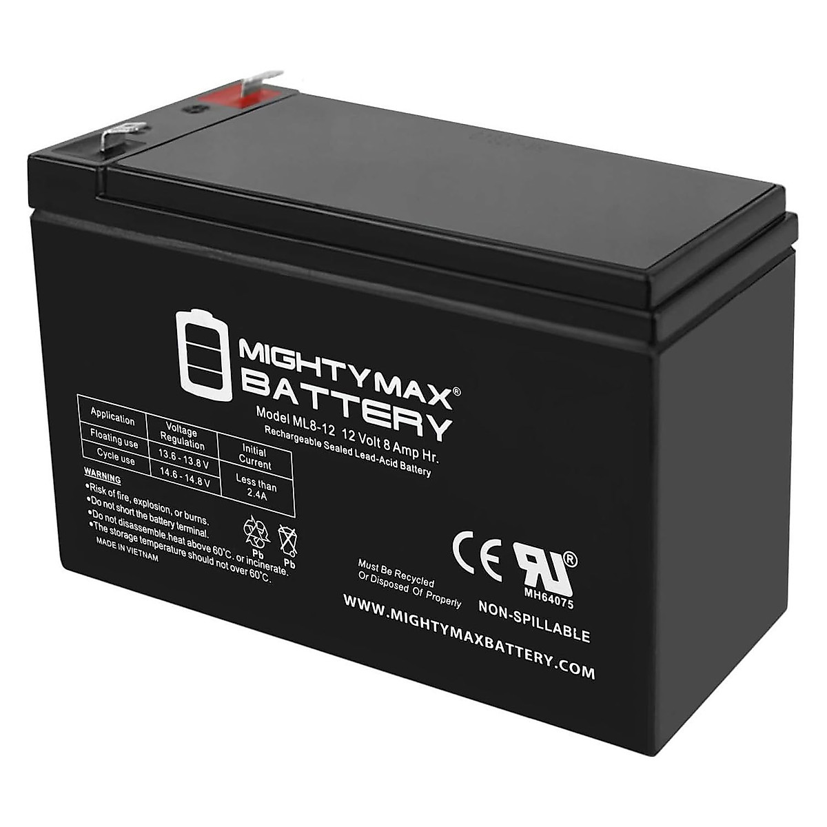 Mighty Max Battery 12V 8Ah SLA Battery Replacement for Razor SX500 McGrath