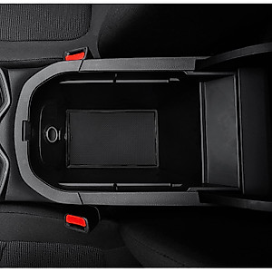 JDMCAR Liner Accessories Compatible with Toyota RAV4 2019-2024 2025 and 2021-2025 RAV-4 Prime, Custom Fit Cup Holder, Center Console, and Door Pockets Inserts Kit (Black Trim) - 15 PC Set