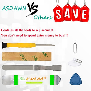 ASDAWN BL-T46 Battery for LG V60 ThinQ 5G V600 LM-V600TM LM-V600VML LM-V600VMW LMV600VM LMV600TML V600QM6 LMV600VMLAVRZCB LMV600AMAATTCB EAC646383301 Replacement with Repair Tool Parts