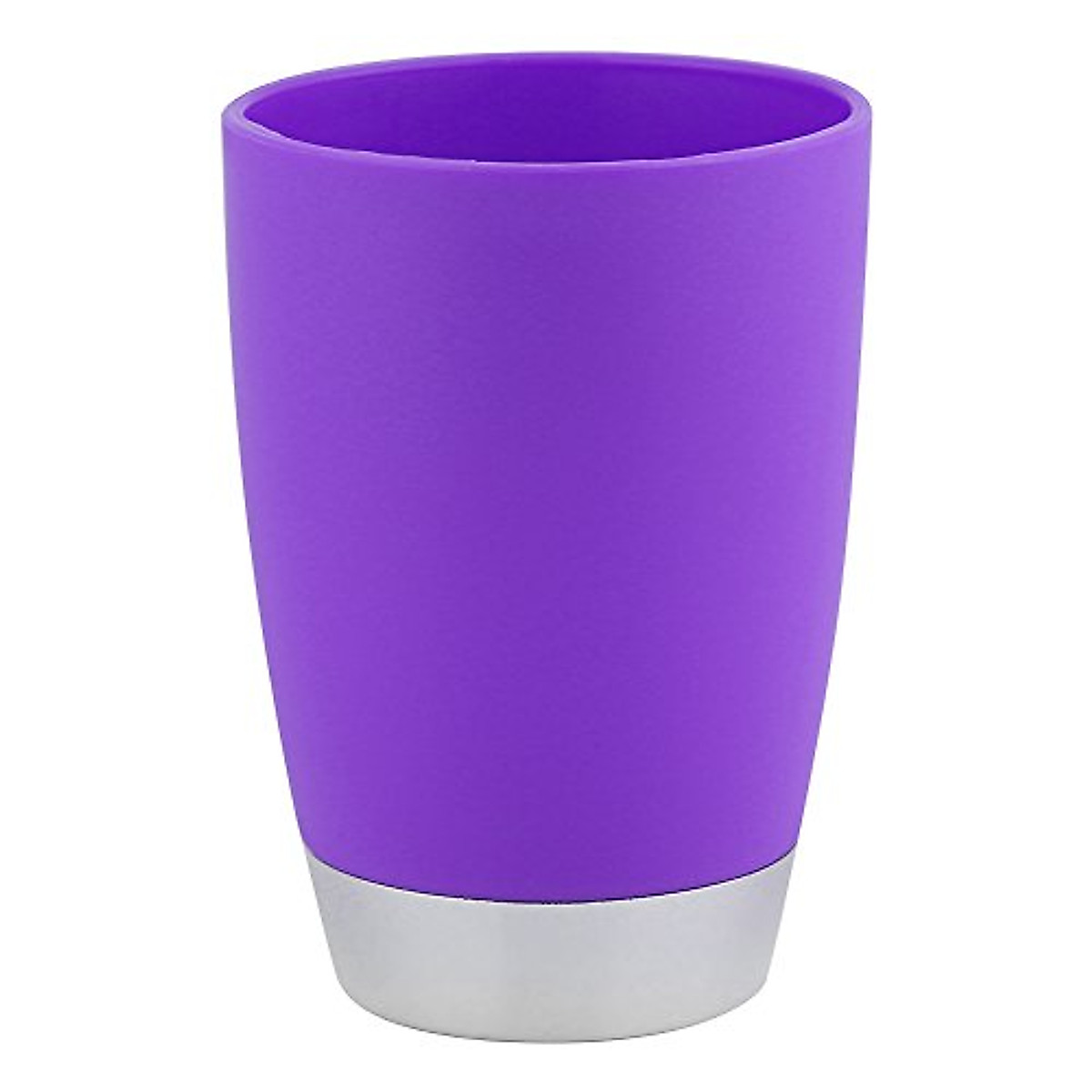 Bathroom Accessories Set, 4pcs Bathroom Vanity Accessory Include Soap Dispenser Pump, Toothbrush Holder, Toothbrush Cup, Soap Dish(Purple)