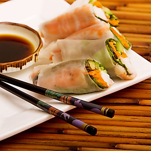 TANISA Organic Brown Rice Paper Wrappers, 22 Sheets Spring Roll Wrappers, Low carb tortilla for Fresh Rolls, Healthy Gluten free wraps, Suitable for Any Meal (8.7 inch - 7.05 oz)