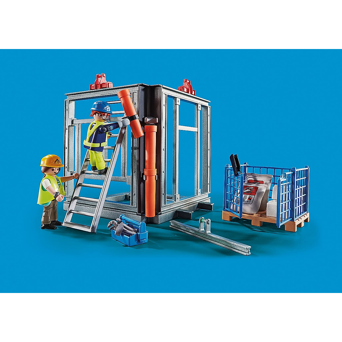 Playmobil RC Crane with Building Section