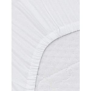 LCGGDB Fire Truck Crib Fitted Sheet,Rescue Department Car Breathable Cozy Baby Sheet for Standard Crib and Toddler mattresses Nursery Bedding Sheet Crib Mattress Sheets for Boys and Girls,28" x 52"