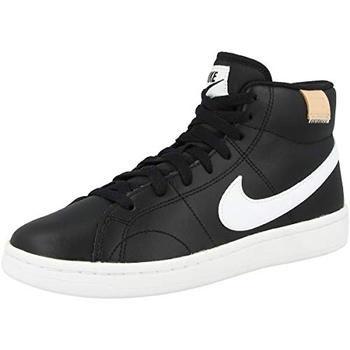 Nike Women's Sneaker, Black White, 12