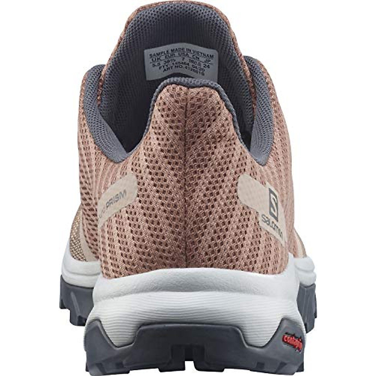 Salomon Outbound Prism Hiking Shoes for Women, Sirocco/Mocha Mousse/Alloy, 7.5