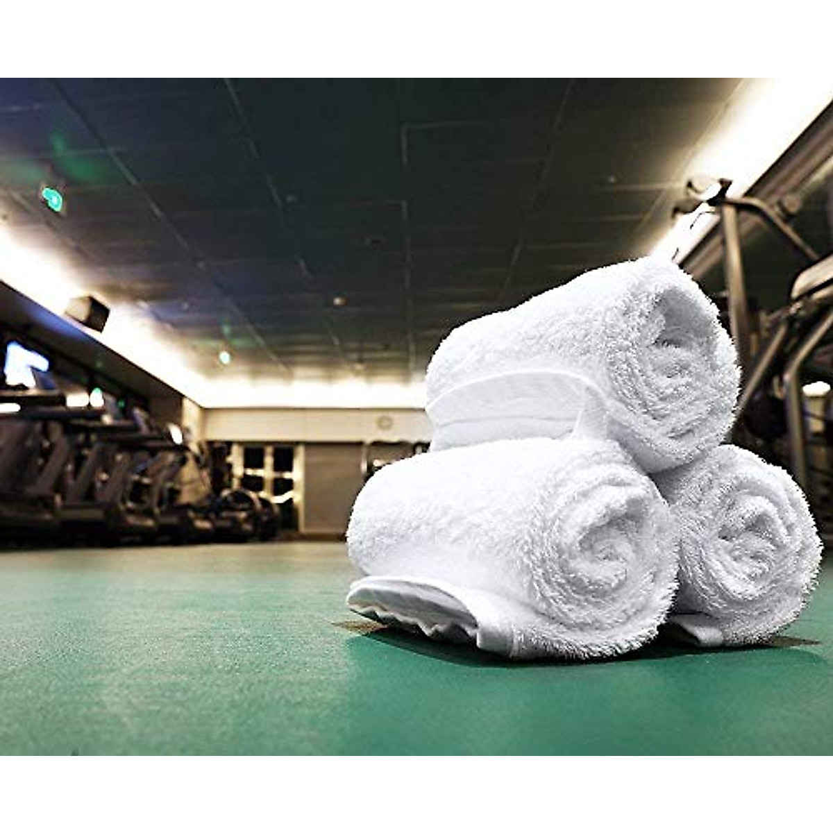 Utopia Towels Premium Bundle - 1 Cotton Washcloths White (12x12 inches),Pack of 24 with 1 White Hand Towels 600 GSM (16 x 28 inches), Pack of 6