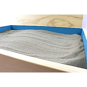 PlayTherapySupply Basic Wooden Sandtray with Lid