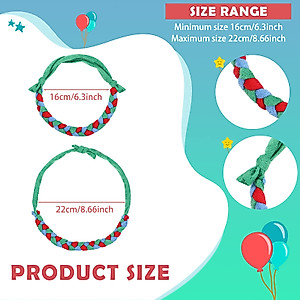 12 Pieces Cloth Chewy Necklace Sensory Fabric Chewy Necklaces for Sensory Kids Soft and Absorbent Terry Cloth for Boys Girls Blue Green Yellow