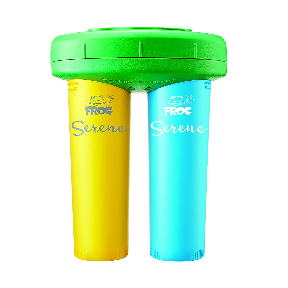 6 FROG Serene Bromine Replacement Cartridges for Hot Tubs for use only with FROG Serene In-Line and Floating Sanitizing Systems for Spas up to 600 gallons, Quick and Easy Hot Tub Sanitizer – 150 Grams