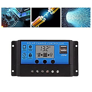 50W 5V/18V Solar Panel USB Output Monocrystalline Solar Panel IP65 Water-resistant with 10A Solar Charge Controller Regulator for Car Yacht Batterys Boat Charger