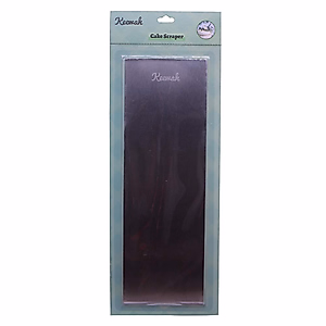 12 inch Plain Cake Scraper Decorating Comb - Stainless Steel