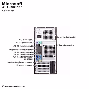 DELL Precision T1700 Tower Workstation Intel i7 i7-4770 3.40 G,16G,512G SSD+3T,Radeon HD 4650 1G VC,DVD,WiFi,HDMI,DP Port,VGA,BT 4.0,W10P64 (Renewed)-Support-English/Spanish']