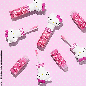 Lip Smacker Lippy Pals Swirls, Sanrio Hello Kitty, Flavored Moisturizing & Smoothing Soft Shine Lip Balm, Hydrating & Protecting Fun Tasty Glossy Finish , Cruelty-Free & Vegan - Kiwi
