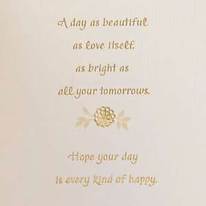 Hallmark Wedding Card (Mr. & Mrs.)