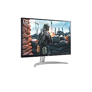 LG 27UP600-W 27" 4K UHD IPS Monitor, DCI-P3 95%, 5ms (GTG), HDMI, VESA DisplayHDR 400, AMD FreeSync, Black Stabilizer, OnScreen Control, Reader Mode, White