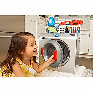 Little Tikes First Washer Dryer - Realistic Pretend Play Appliance for Kids, Interactive Toy Washing Machine with 11 Laundry Accessories, Unique Toy, Ages 2+