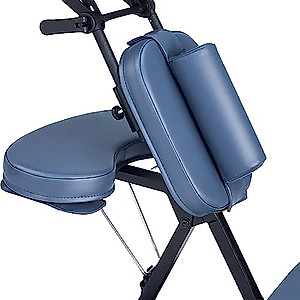 Master Massage Professional Portable Chair Package,Aluminum, Blue, 1 Count