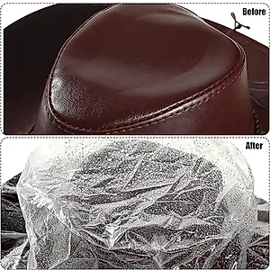 Lanxitown10Pcs Cowboy Hat Cover and One Cowboy Hat Rack Hat Protector Boho Bedroom Decor Hat Hangers For Wall Cowboy Hat Holder Hat Rack For Wall Hat Holder On Wall Cowboy Hat Case (A)