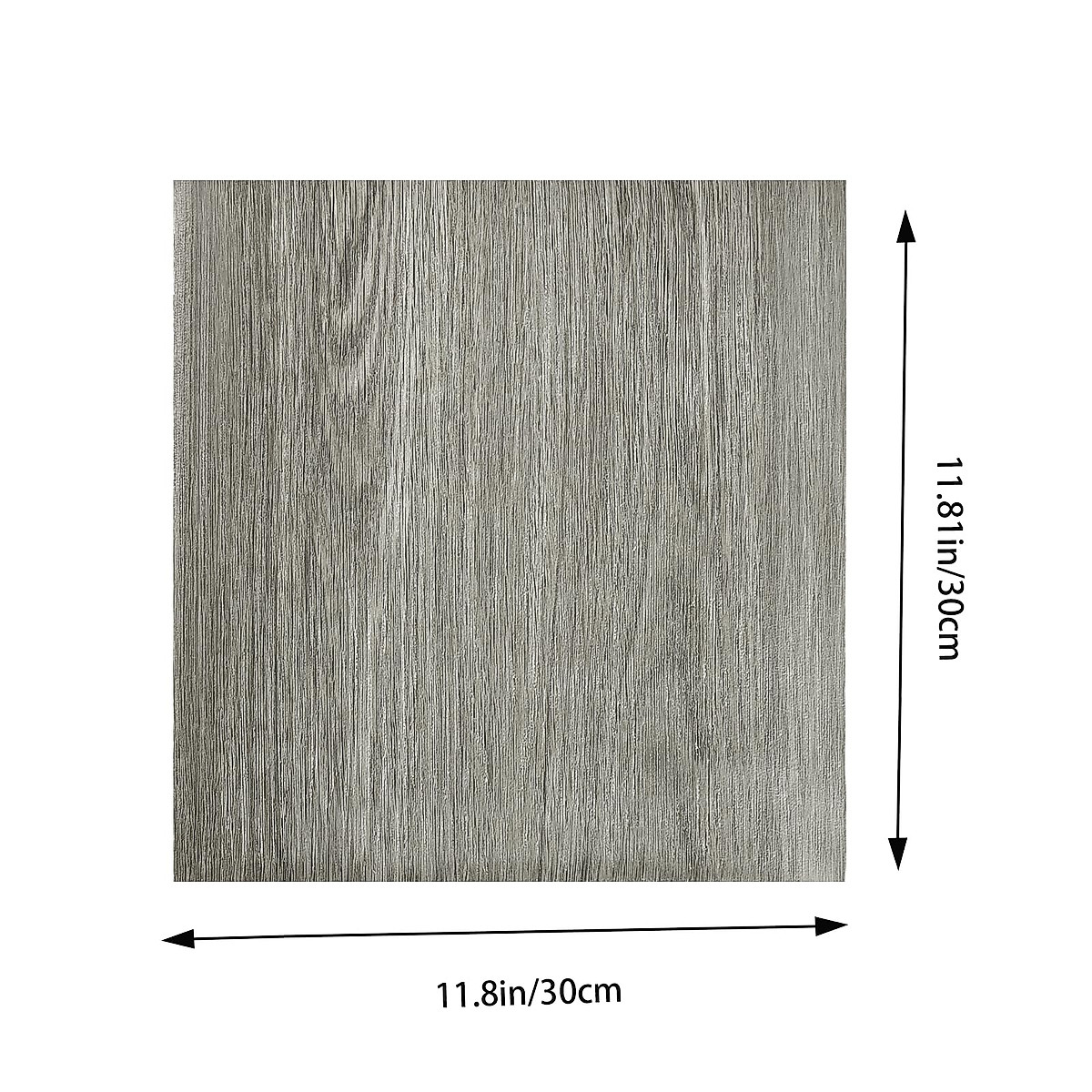 LOHISHIL 32PCS 12 * 12in Stick Floor Tile White Floor Tiles Self, Adhesive Wall Tiles Peel and Stick Floor Tiles Bathroom Floor Stickers for Kitchen, Bedroom, Hallways, Garages, Lobbies(Grey)