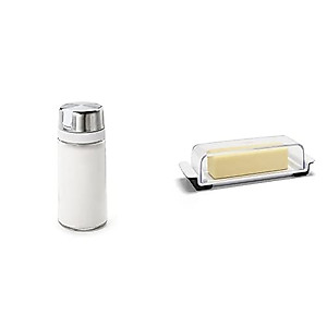 OXO Good Grips Glass Sugar Dispenser and Butter Dish Bundle