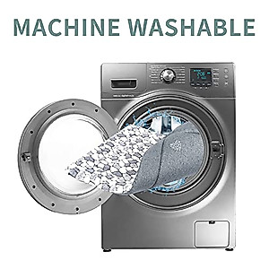 VANKEAN Dog Crate Pad Bed Mat Reversible (Warm & Cool), Soft Pet Sleeping Mat Dog Bed for Crate Suitable for Small to XX-Large Dogs and Cats, Machine Washable Crate Beds, Grey Stone Pattern