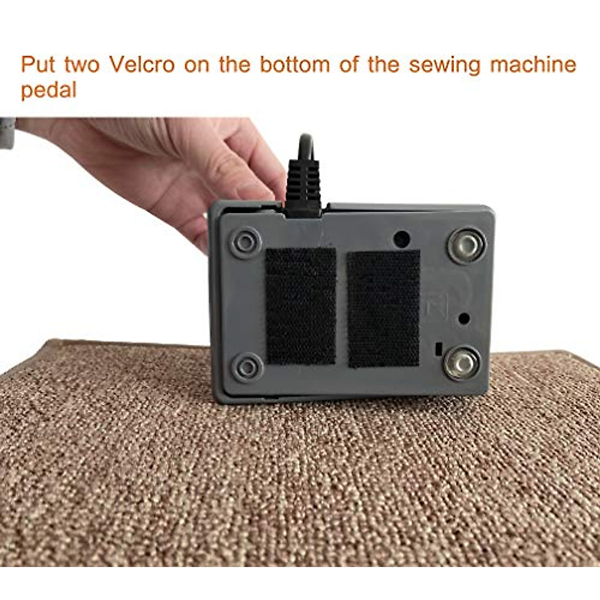 Goodhoily Sewing Machine Foot Pedal Pad 13”x9”,1/5”Thick& No Slip Pad,Stay in Place Mat for Sewing Pedal