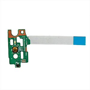 Zahara Power Switch Button Board with Ribbon Cable Replacement for HP Pavilion 14-N DA0U83PB6E0 15-N 732076-001 15-F 776780-001 15-f023wm 15-f024wm 15-f027ca 15-f033wm 15-f039wm 15-f048ca 15-f059wm