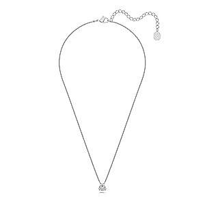 SWAROVSKI Millenia Pendant, Trilliant Cut Crystal, White, Rhodium Finish