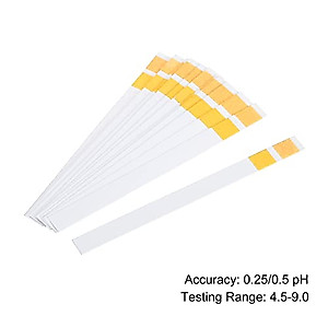 PATIKIL PH Test Strips 4.5-9.0, 2 Pack 200 Indicator Papers Litmus Tester for Water Food Soil Alkaline Acid Testing