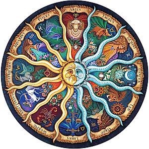 Zodiac Horoscope Puzzles for Adults 1000 Pieces Challenging Puzzle Perfect for Game Nights 1000 Piece Jigsaw Puzzles for Kids, Family, Friends and Lovers, Finished Size 26.7" x 26.7"