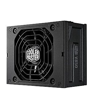 Cooler Master V850 SFX Gold ATX3.0 Full Modular Power Supply, 850W SFX, 80+ Gold, 90-Degree 12VHPWR PCIe 5.0 Connector, SFX-to-ATX Bracket, Silent Fan, 10 Year Warranty (MPY-8501-SFHAGV-3US)
