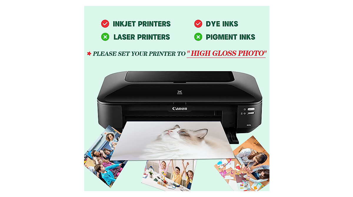 HTVRONT Glossy Photo Paper – Perfect for Photos & Crafts
