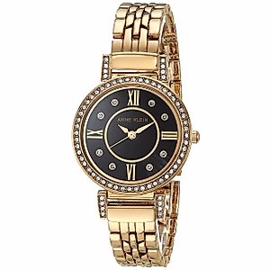 Anne Klein Women's Premium Crystal Accented Bracelet Watch, AK/2928
