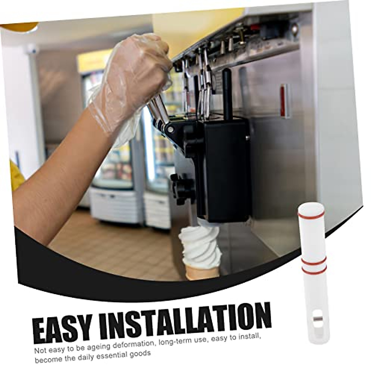 CIMAXIC ice Cream Replace Lever Automatic Freezer Bowl Valve ice Cream Maker Machine Lever Adjustable Hand Grip ice Cream Machine Accessories Repair Parts for ice Cream Makers Consumables