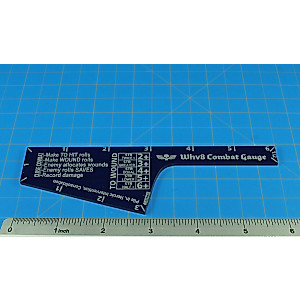 LITKO Close Combat Gauge | Compatible with Warhammer 8th Edition | (Translucent Blue)
