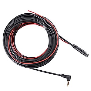 Dash Cam Rear Camera Cable,23 Ft 5 Pin to 2.5mm Male Plug Wire for Mirror Camera Rear View Camera,Car Recorder Reverse Camera Backup Camera Long Replacement Cable Cord Fit Pick-up,Trucks,RV,SUV,Bus