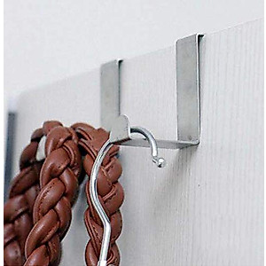 12 Pack Over The Door Hooks Z Shaped Hanging Hooks for Kitchen Bathroom Bedroom and Office