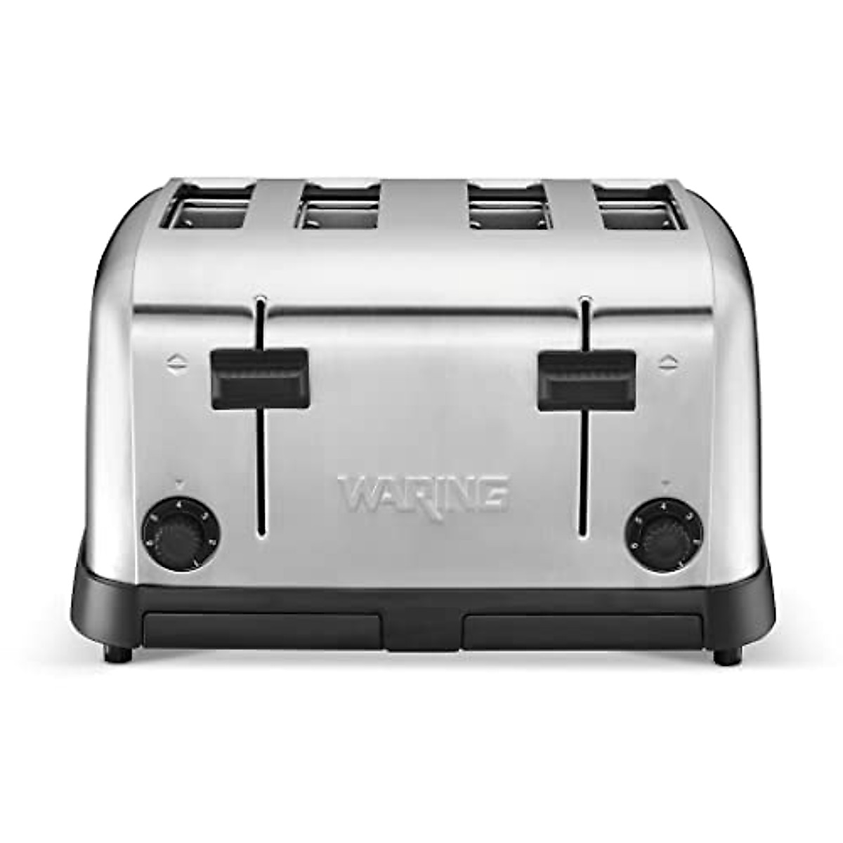 Waring (WCT708) Four-Compartment Pop-Up Toaster, Silver