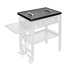 Blackstone 5003 28" Griddle Hard Cover, 28 Inch, Black & Griddle Cover (28 Inches) –Water Resistant, Weather Resistant Heavy Duty 600D Polyester Outdoor BBQ Grilling Cover - Black