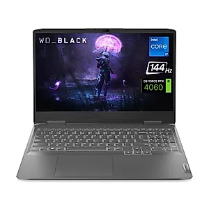 Lenovo LOQ Gaming Laptop, NVIDIA GeForce RTX 4060, Intel 13th Gen i7-13700H, 15.6" FHD 144Hz Display, 64GB DDR5 RAM, 2TB PCIe SSD, Webcam, HDMI, RJ45, Backlit KB, Wi-Fi 6, Windows 11 Home, Grey