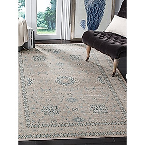 Safavieh Archive Collection 8' x 10' Grey/Blue ARC671A Vintage Oriental Area Rug